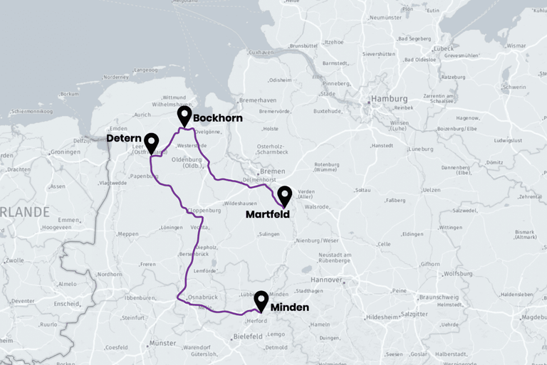 A roadtrip through the northern Germany – from alpaca farms to a lake camps